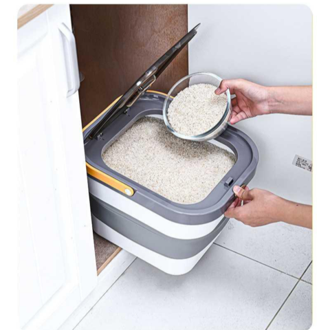 Buy Wholesale China Automatic Opening Lid Foldable Bulk Grain Box Rice ...