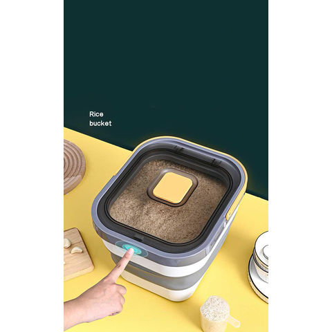 Buy Wholesale China Automatic Opening Lid Foldable Bulk Grain Box Rice ...