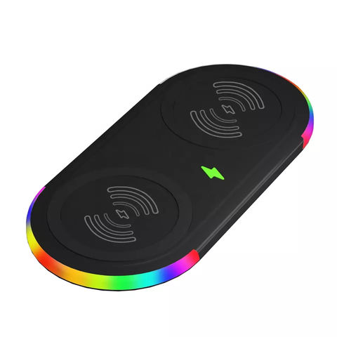 Buy Wholesale China Qi 15w Fast Wireless Charger Dual Coil Fast ...