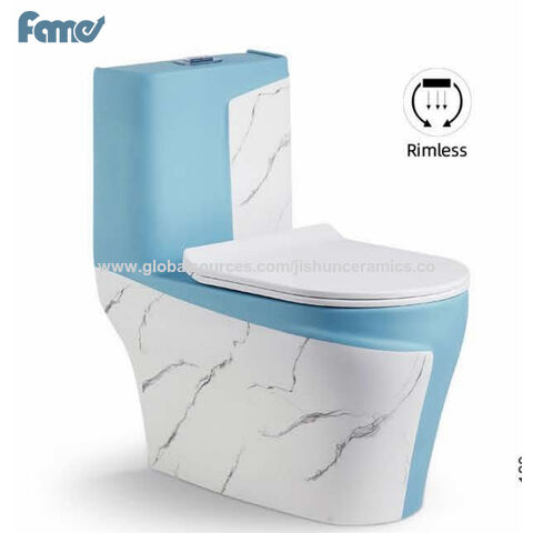 Buy Wholesale China Wholesale Oem One Piece Ceramic Floor Mounted Blue ...