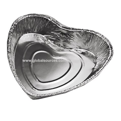 Buy Wholesale China Competitive Aluminum Foil Heart Shape Cake Box For ...