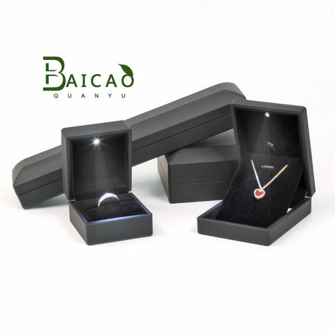 Buy Wholesale China Custom Leather Engagement Ring Box Ring Jewelry Box ...