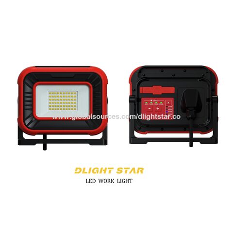 35w 4000lm Smd Led Rechargeable Floodlight With Magnet Base, Portable ...