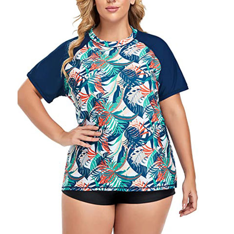 Buy Wholesale China Lrx Factory Customized Women's Plus Size Rash Guard ...