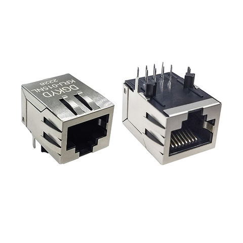 Buy Wholesale China Krj-015nl Metal Shield 8p8c 100 Base-t Integrated ...