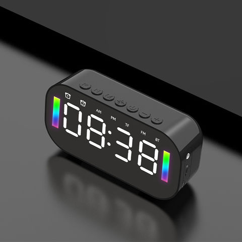 Buy Wholesale China Mirror Clock Wireless Bluetooth Speakers Portable ...