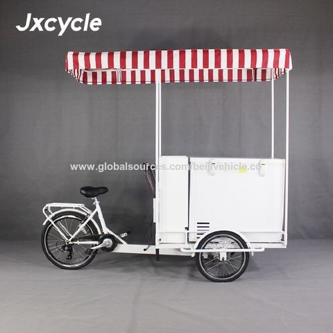 Buy Wholesale China Motorized Solar Ice Cream Electric Cooler Bike ...