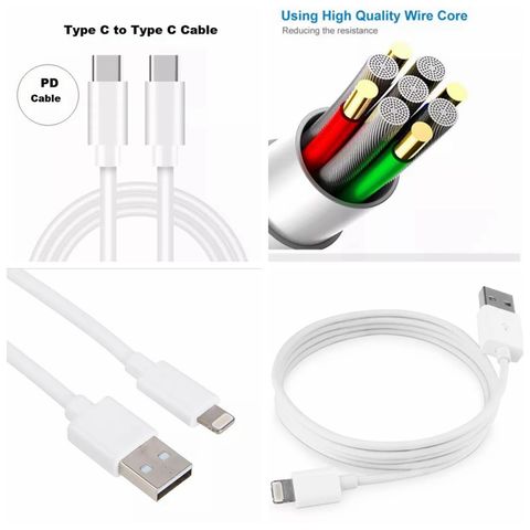 Buy Wholesale China 1：1 Real Usb-c Type-c Mobile Phone Cables For ...