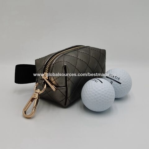 Buy Wholesale China Mini Golf Ball Bag Pu Material For Two Pieces Pouch ...