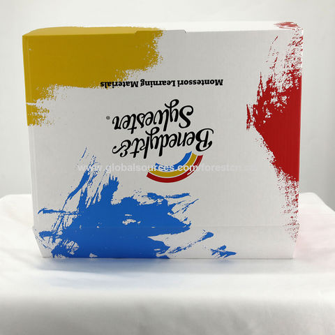 Customized Foldable Recycled Craft Paper Box Brown Corrugated Cardboard ...