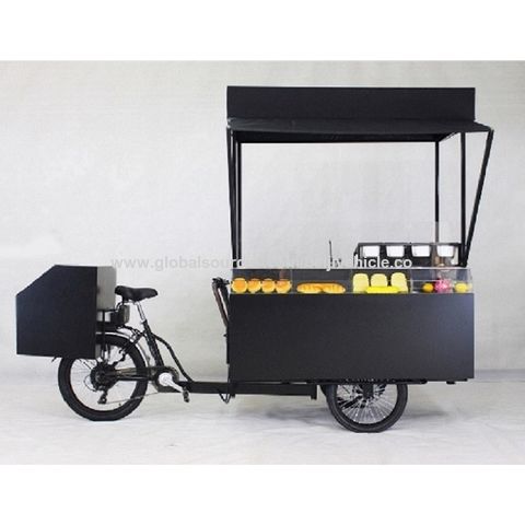 Buy Wholesale China Mobile Electric Food Bike Hot Dog Carts Simple Food ...