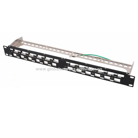 Buy Wholesale China 19inch 1u Ftp Blank Patch Panel 24 Ports(angled ...