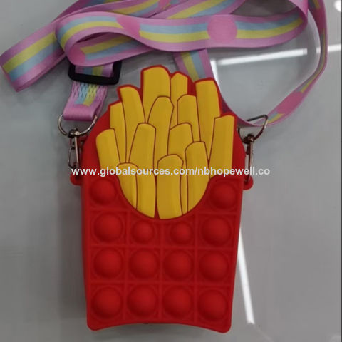 Buy Wholesale China New Design Handbag Silicone Stress Reliever Push It ...