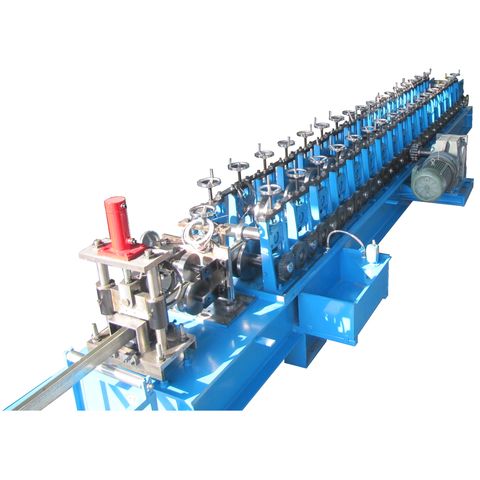 Buy Wholesale China Guide Rail Roller Shutter Door Track Roll Forming Machine & Rolling Shutter ...