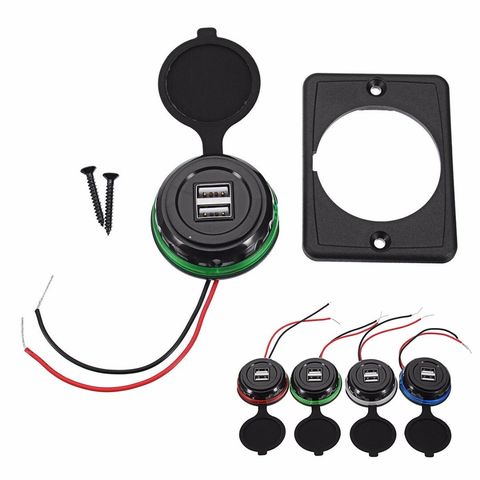 Buy Wholesale China Manufacture 5v 3a Dual Usb Ultraflat Car Aperture ...