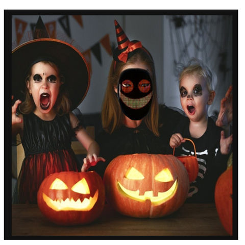 Buy Wholesale China Led Wireless Programmable Full Color Smart Facemask ...