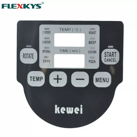 Buy Wholesale China New Autotex F200 Overlay Embossed Keys Non Tactile ...