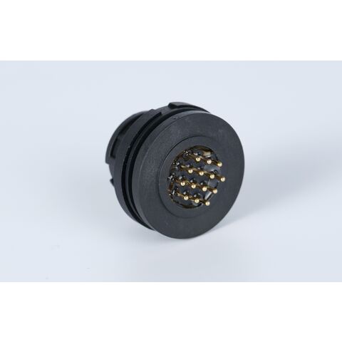 Straight Connector Waterproof M18 14pin Circular Code Male And Female ...