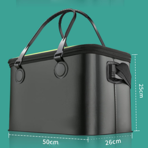 Buy Wholesale China Eva Bucket Folding Live Fish Bucket Fishing Tackle ...