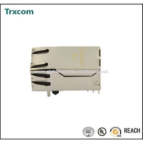 Buy Wholesale China Modular Rj45 Connector Jack With Magnetic 1000 Base ...