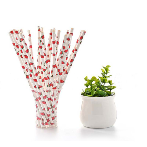 Buy Wholesale China Paper Straw Creative Custom Colored Disposable ...
