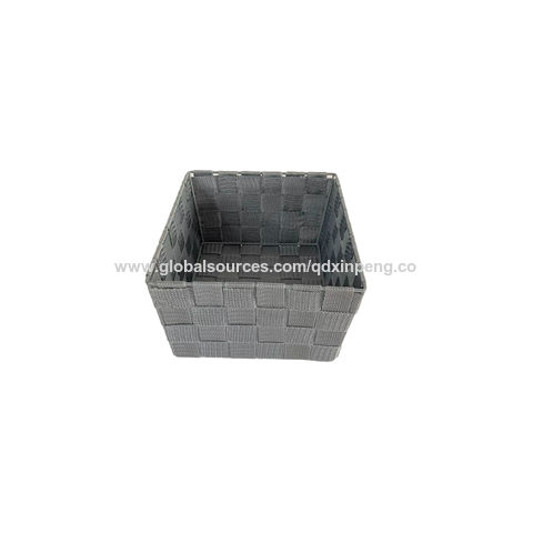 Buy Wholesale China Factory Price Pp Webbing Storage Basket With Metal ...