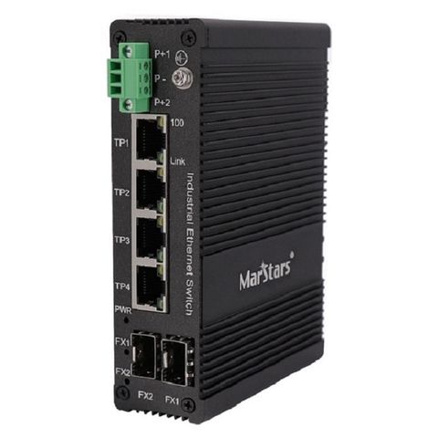 Buy Wholesale China 4 Port 10/100m Industrial Switch Unmanaged With 2 ...