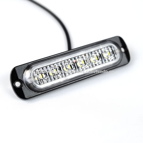 Led Warning Lights 12/24v 6 Leds Ip65 Car Beacon For Universal Vehicle ...