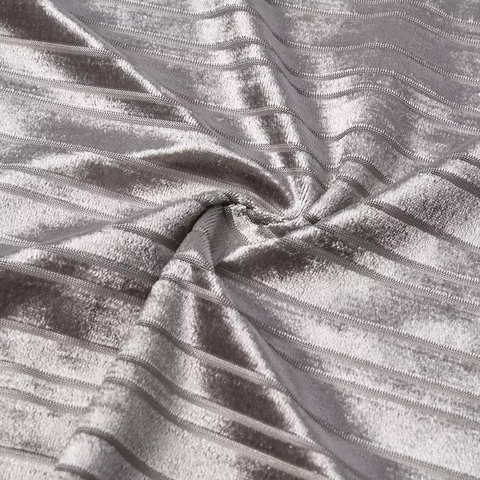 Buy Wholesale China Velvet Fabric Stripe Crushed Velvet Fabric Striped ...