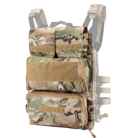 Buy Wholesale China Molle Zip On Panel Pouch Tactical Vest Combat Plate ...