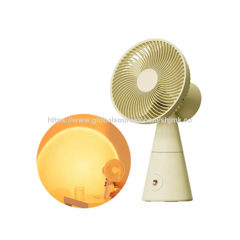 Buy Wholesale China Sunset Light Fan 2000mah Battery Usb Rechargeable ...