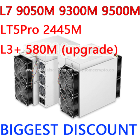 Buy Wholesale China New Antminer L7 Ltc/doge Miner 8800m 9050m 9300m ...