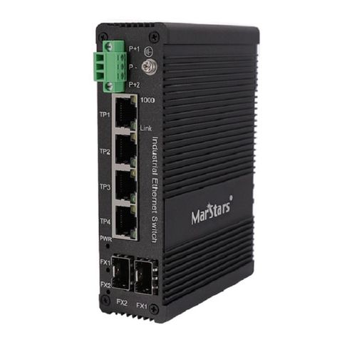 Buy Wholesale China 2*sfp + 4-port Rj45 Din-rail Industrial Poe Switch ...