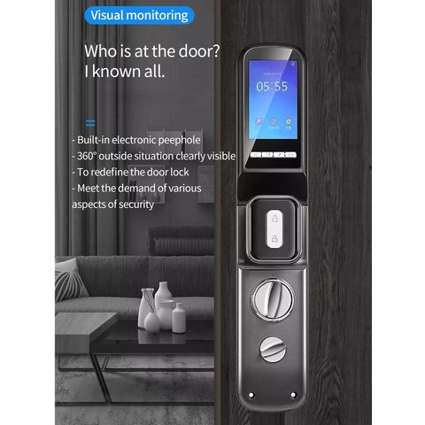 Buy Wholesale China Fully Automatic Modern New Design Electronic Smart Door Lock Fingerprint ...