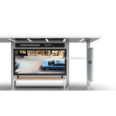 Buy Wholesale China Steel Metal Smart Bus Stop Intelligent Public ...
