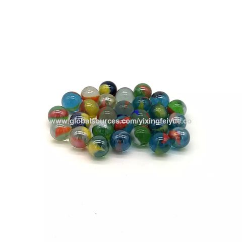 Buy Wholesale China 16mm Popular Swirl Marbles Round Marble Glass ...
