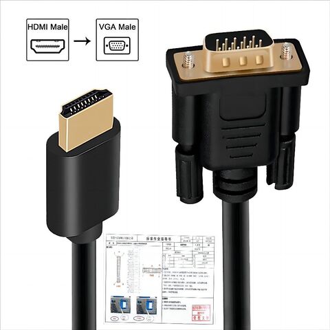 Buy Wholesale China Hdmi To Vga Cable Male To Vga Male Plug ...