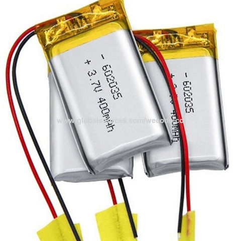 Buy Wholesale China Lithium Rechargeable Polymer Battery Lipo 602035 3 ...