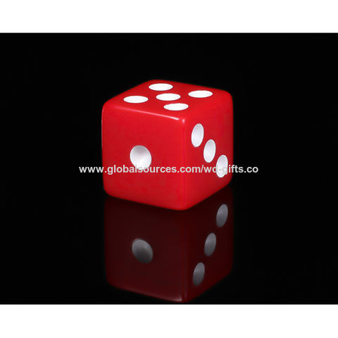 Buy Wholesale China Square D6 Dice,16mm Dice,acrylic Casino Dice, 6 ...