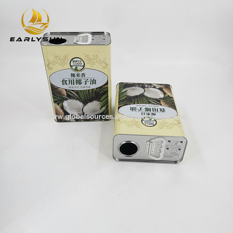 Buy Wholesale China Square Cooking Olive Oil Petrol Metal Tin Can ...