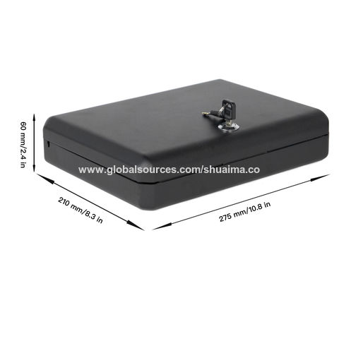 Portable Key Lock Pistol Gun Safes With Security Cable - China ...