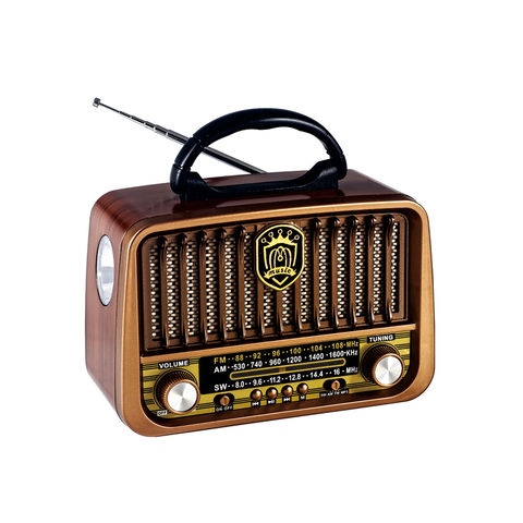 Buy Wholesale China Old Fashioned Style Radio Portable Retro Radio Long ...