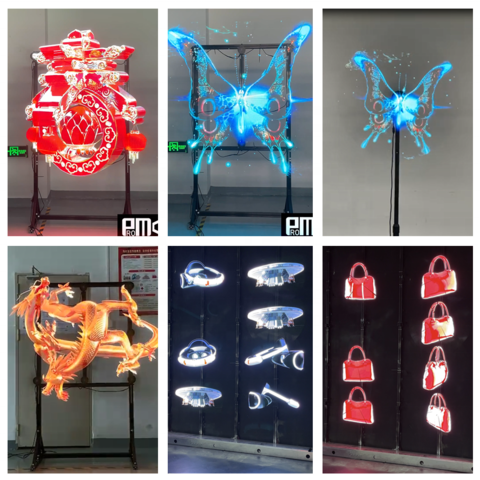 Buy Wholesale China Four Blades Hd 65cm Indoor Advertising Hologram 3d ...