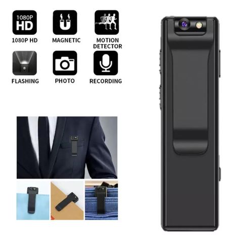 Hd 1080p Body Worn Camera Portable Wearable Magnetic Video Spy Camera ...
