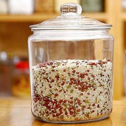 Buy Wholesale China 1 Liter 1 Gallon Clear Airtight Glass Jars Food ...