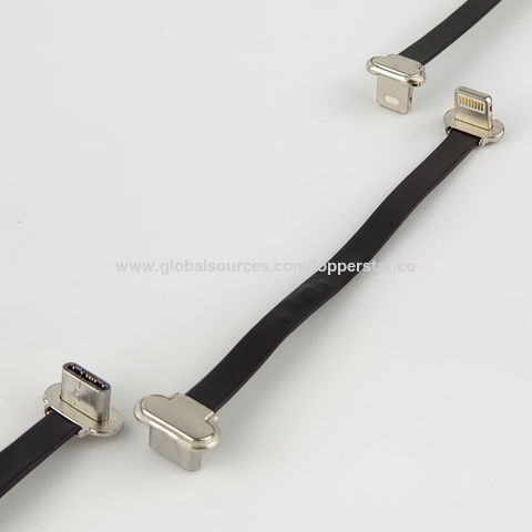 Buy Wholesale China 90 Degree Right Angle Usb-c To Lightning Flat ...