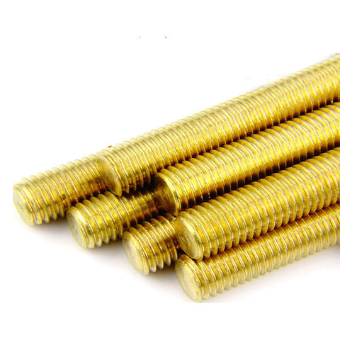 Best price DIN975 DIN976 copper threaded rod brass threaded bar - lyapm.com
