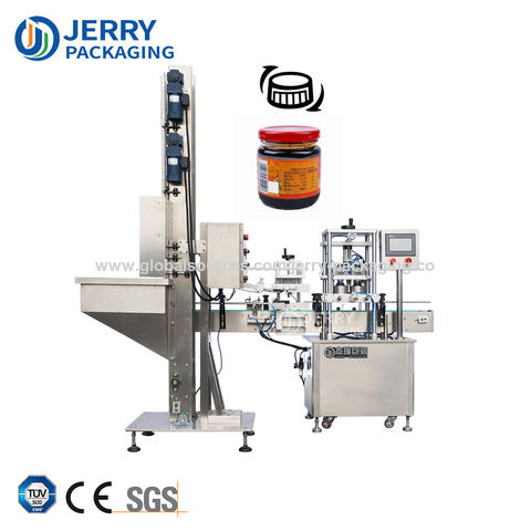 Buy Wholesale China Jerrypack Jvc-20 Full Automatic Linear Two Heads Glass Bottles Jar Twist Off ...