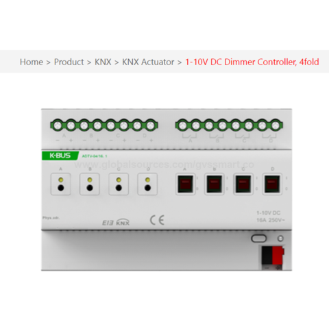 Buy Wholesale China Gvs Manufacturer Price Knx 1-10v Dimming Actuator ...