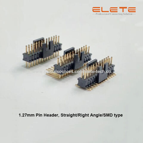 1.27 Mm Pin Header, Straight, Right Angle,smd Type, 1.27mm Pin Header ...